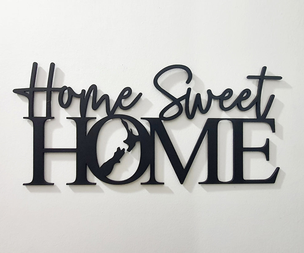 Home Sweet Home Wall Art | Kiwiana Wall Art by Whimsic