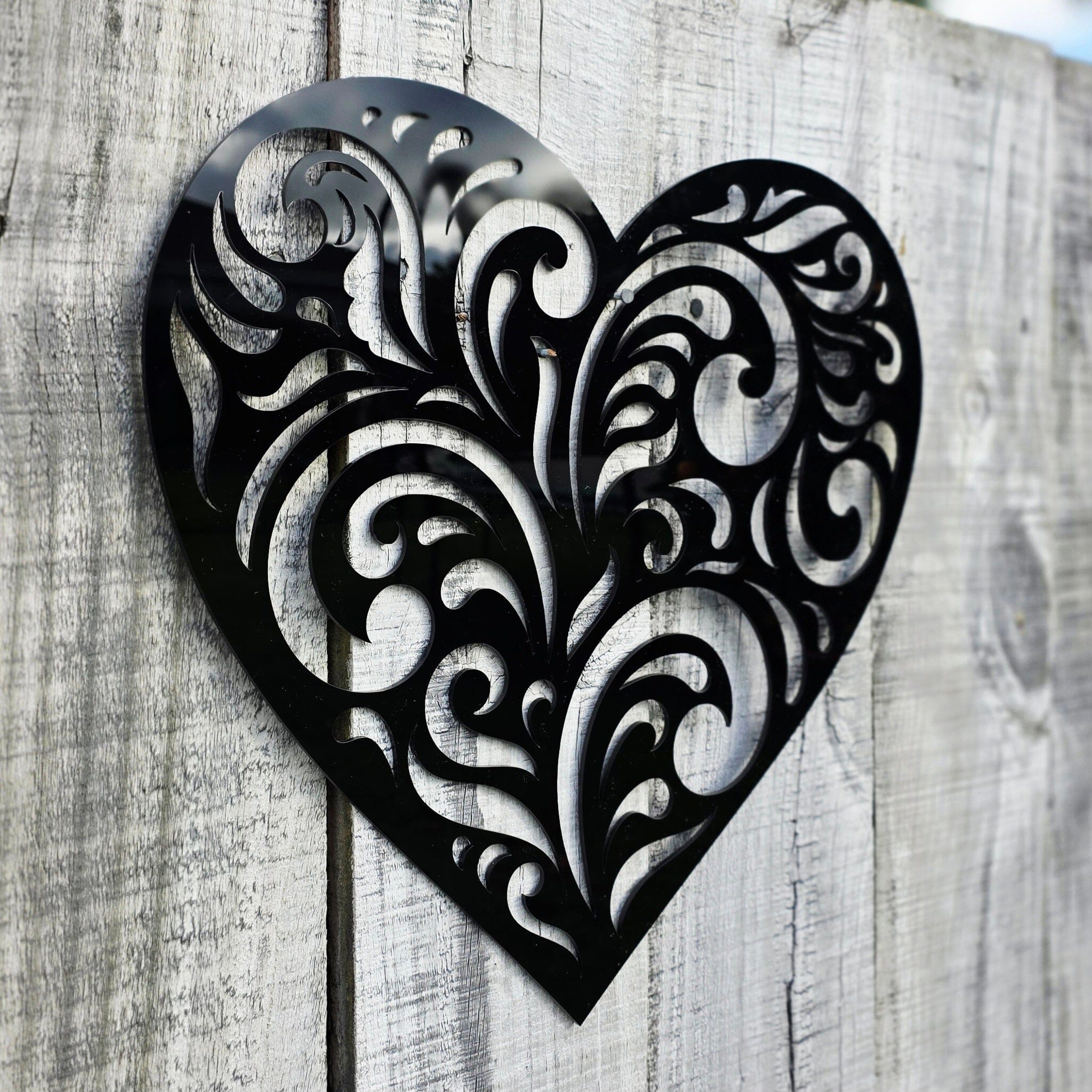 Koru Swirl Heart Wall Art | Whimsic NZ-Crafted Wall Art