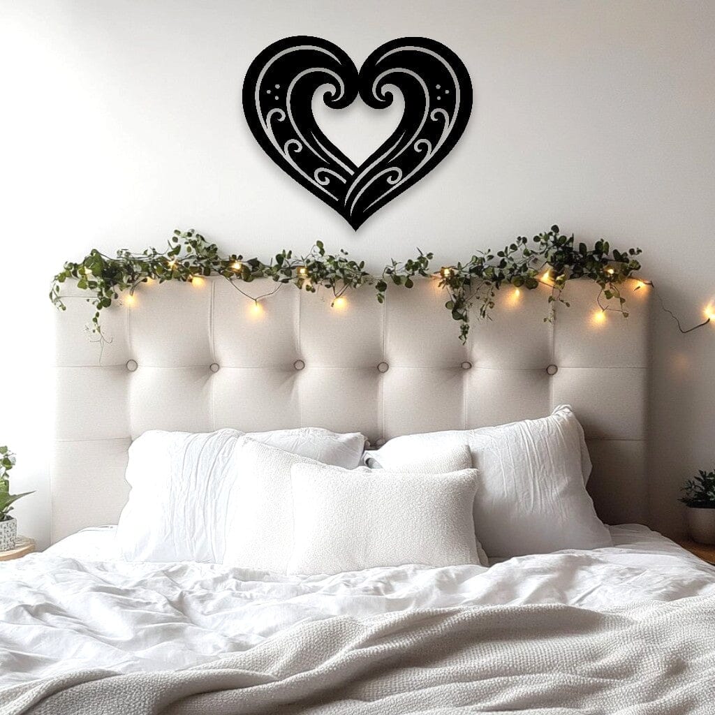 Koru Wave Heart Wall Décor | Wall Art by Whimsic NZ