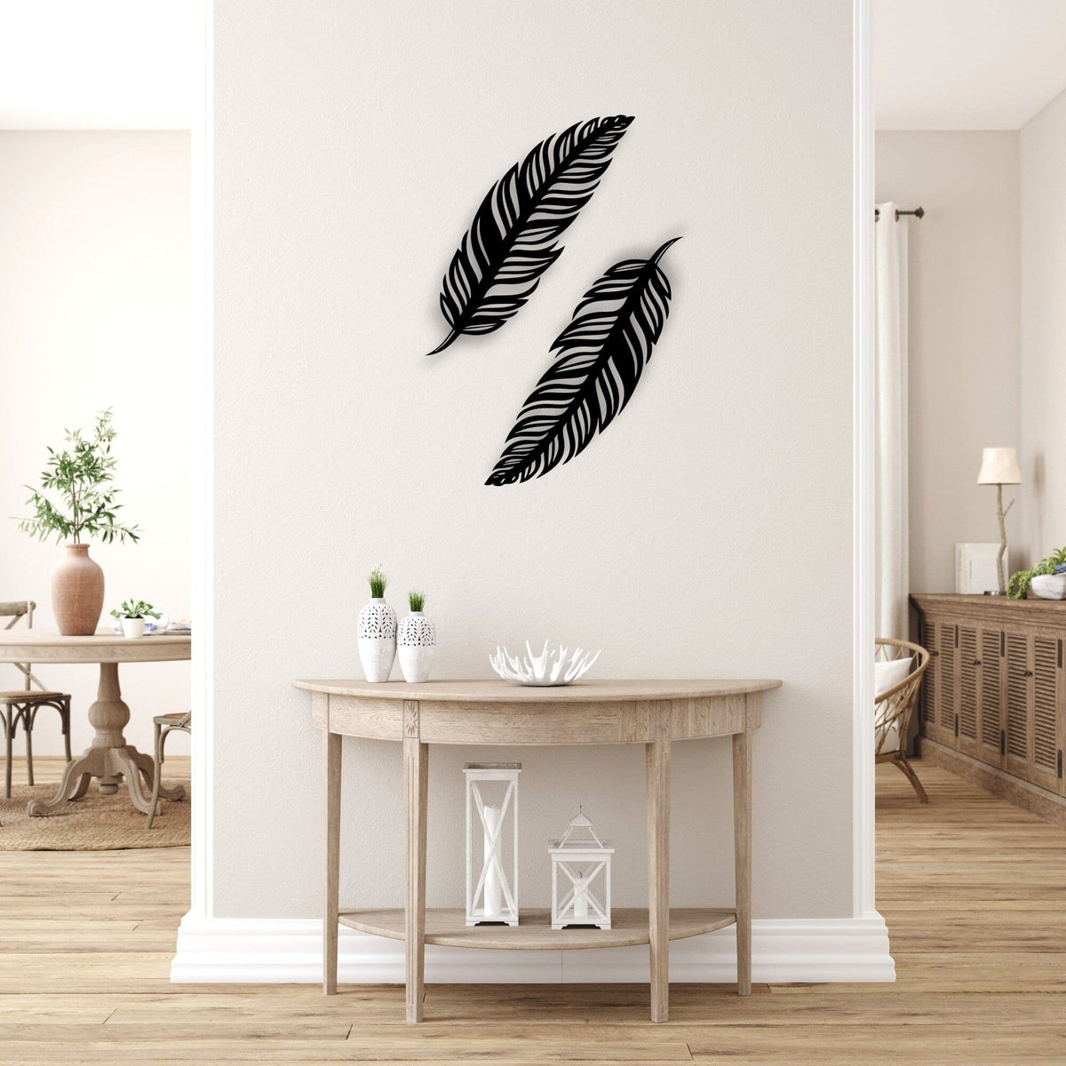 Simple Feather Wall Art | Whimsic New Zealand