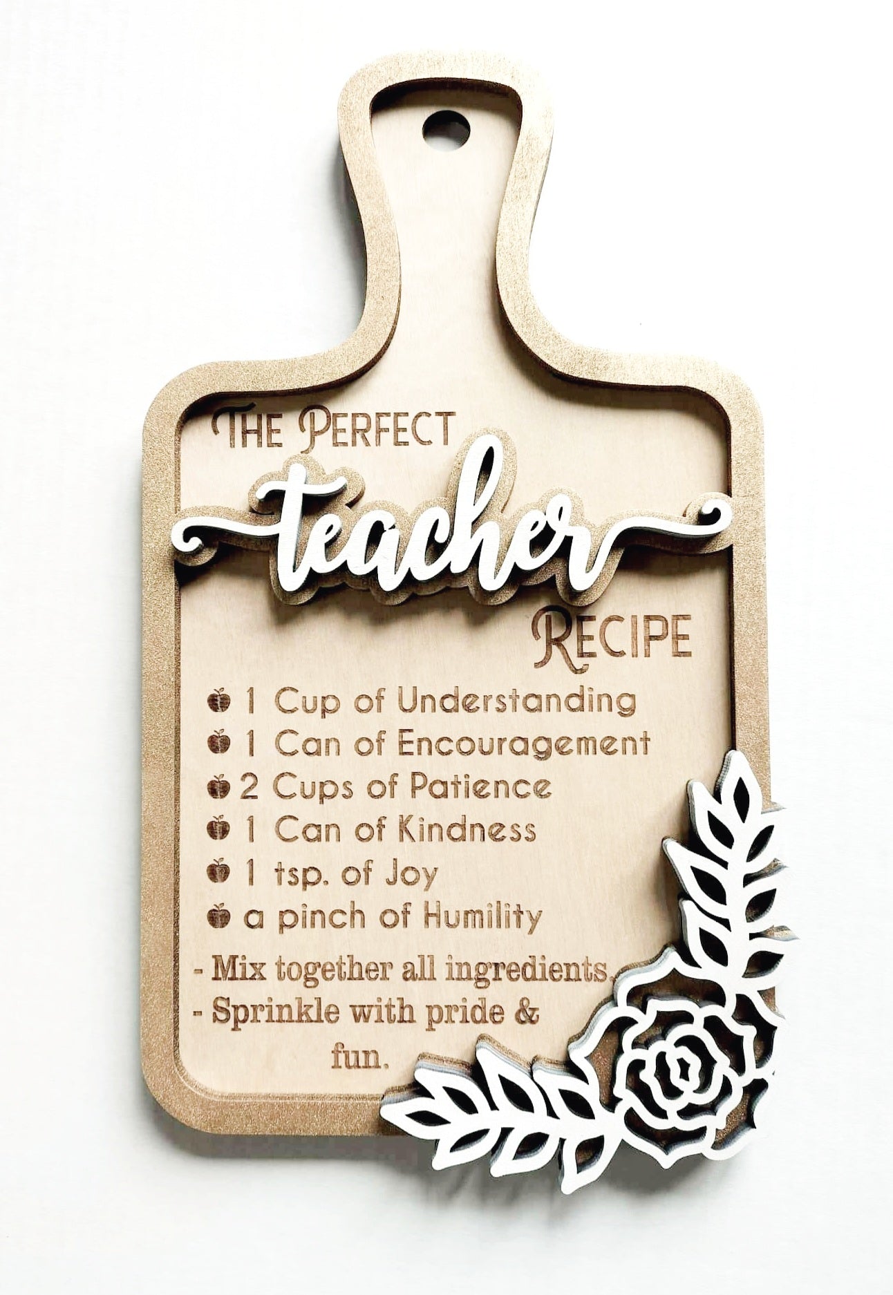 The Perfect Teacher Recipe Teacher Gift | Whimsic